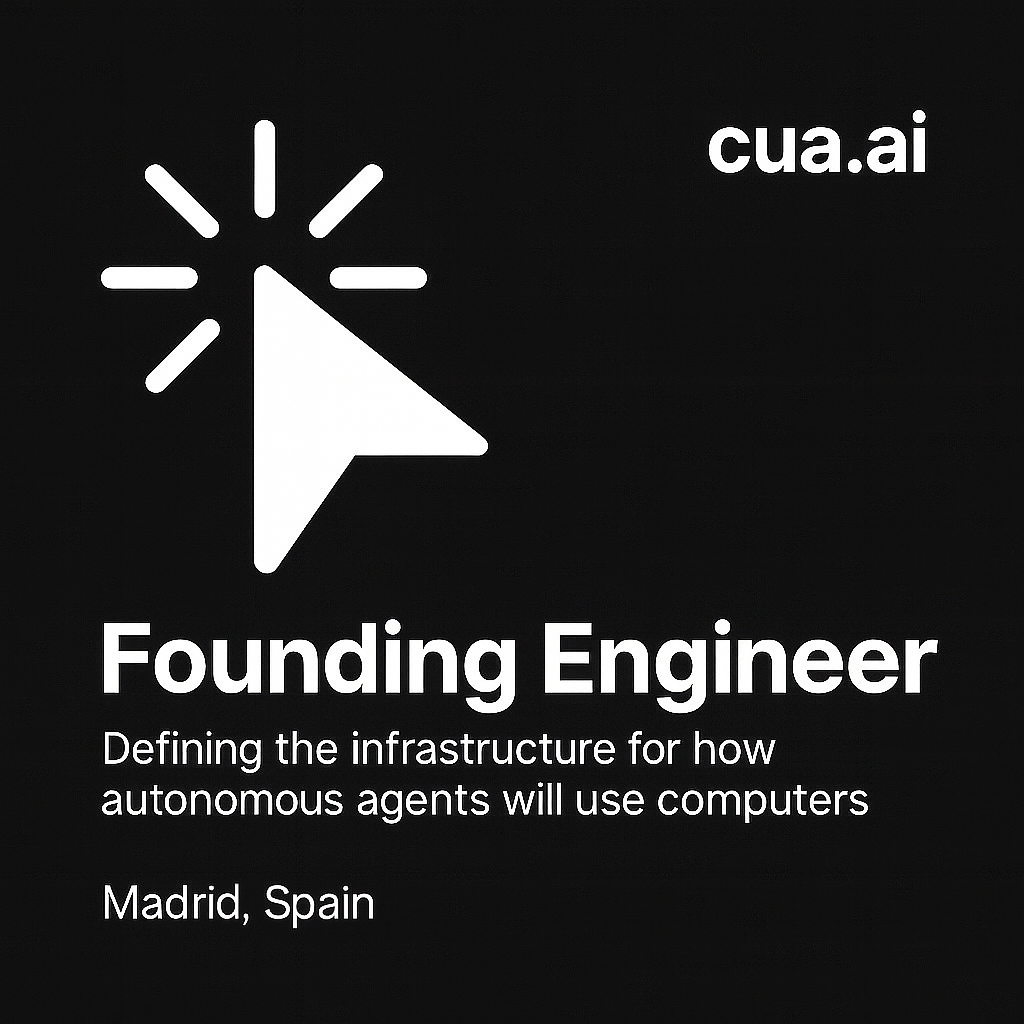 Founding Engineer, Infra & Agent Systems at Cua | Y Combinator's Work at a Startup